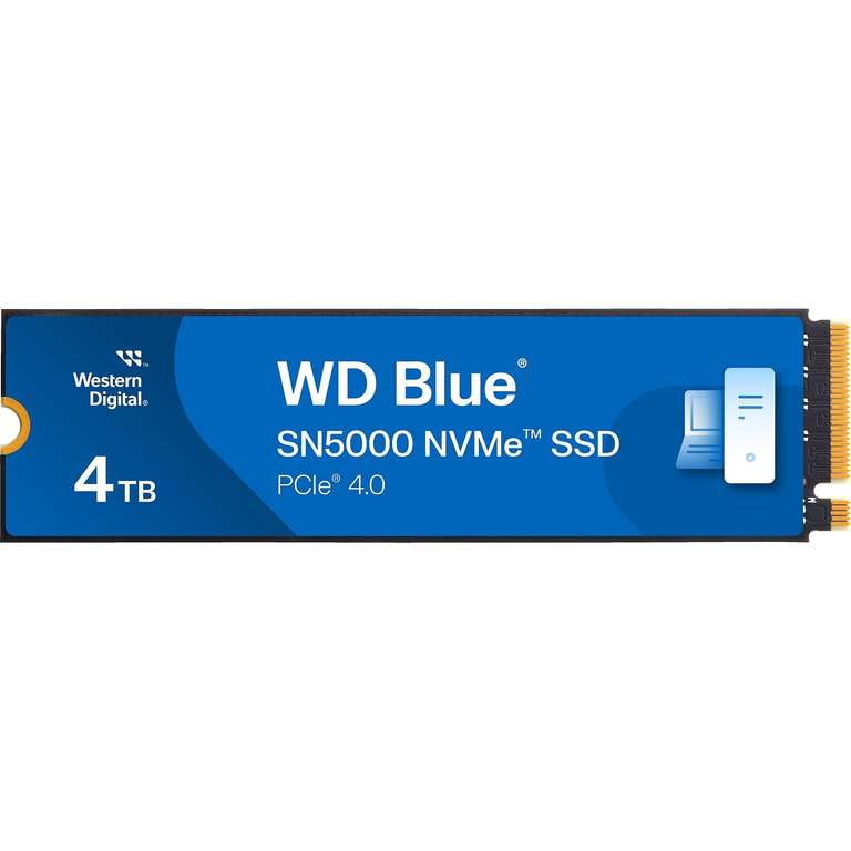 WESTERN DIGITAL Blue SN5000 NVMe 4TB bei MediaMarkt – Toppreis 279 ...