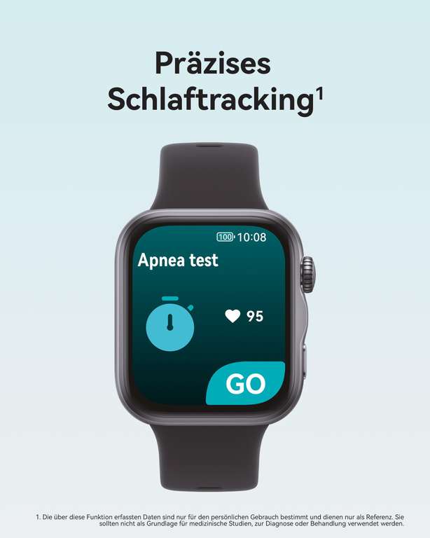 Huawei Watch Fit 5 Schwarz – Fitness-Smartwatch mit 100+ Modi, NFC, 10 ...