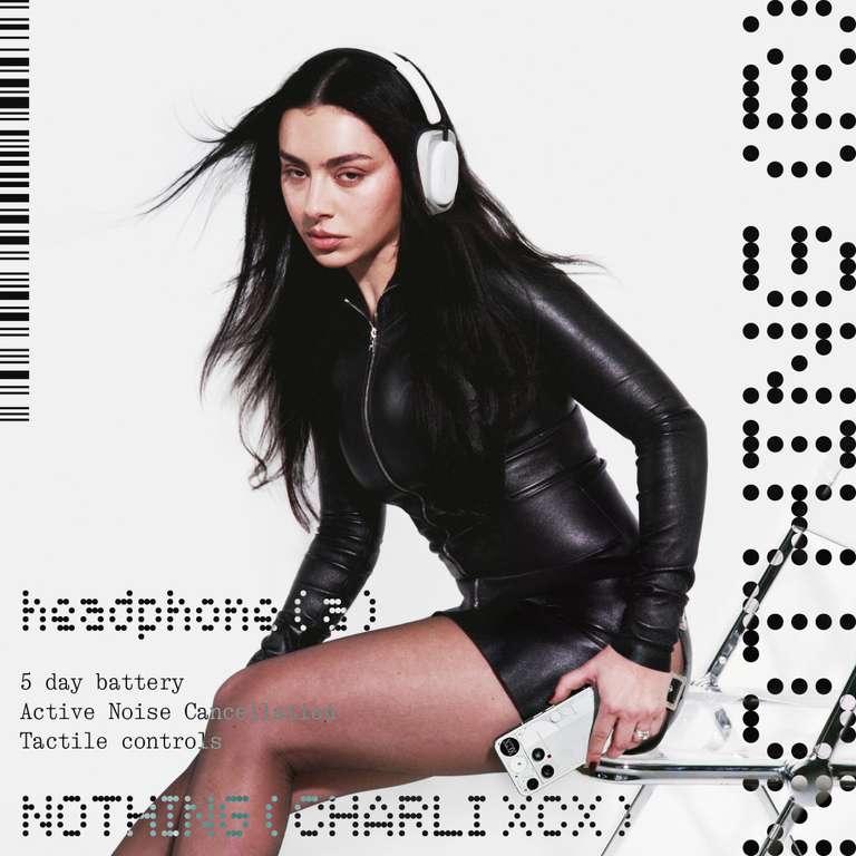 Nothing Headphone (a) – kabellose Over‑Ear mit ANC, bis zu 135h Akku ...