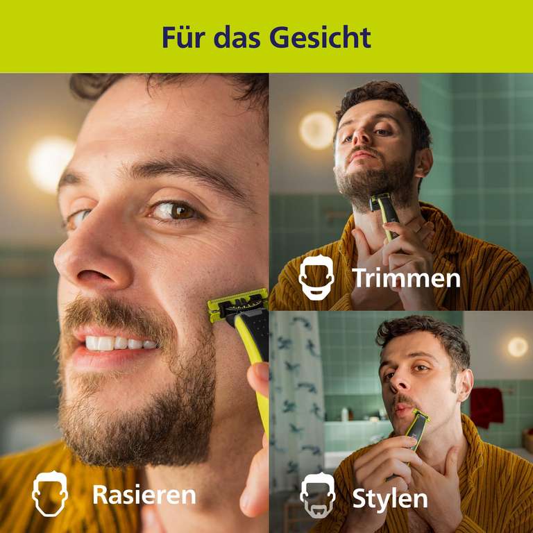 Philips OneBlade Original 360-Klingen (5er Pack) – kompatibel mit allen ...